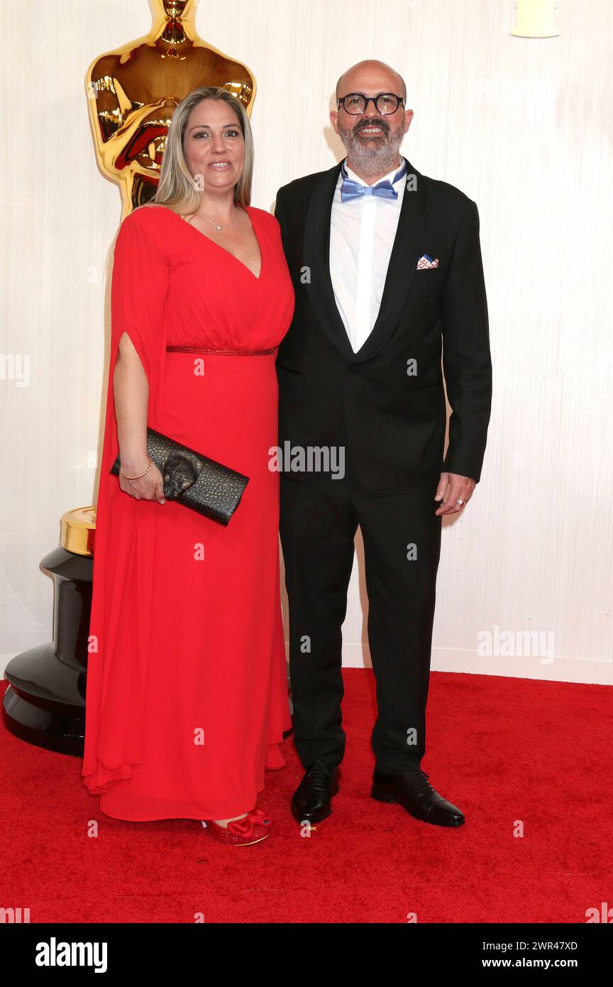 Marc Rius mit Begleitung bei der Oscar Verleihung 2024 / 96th Annual ...