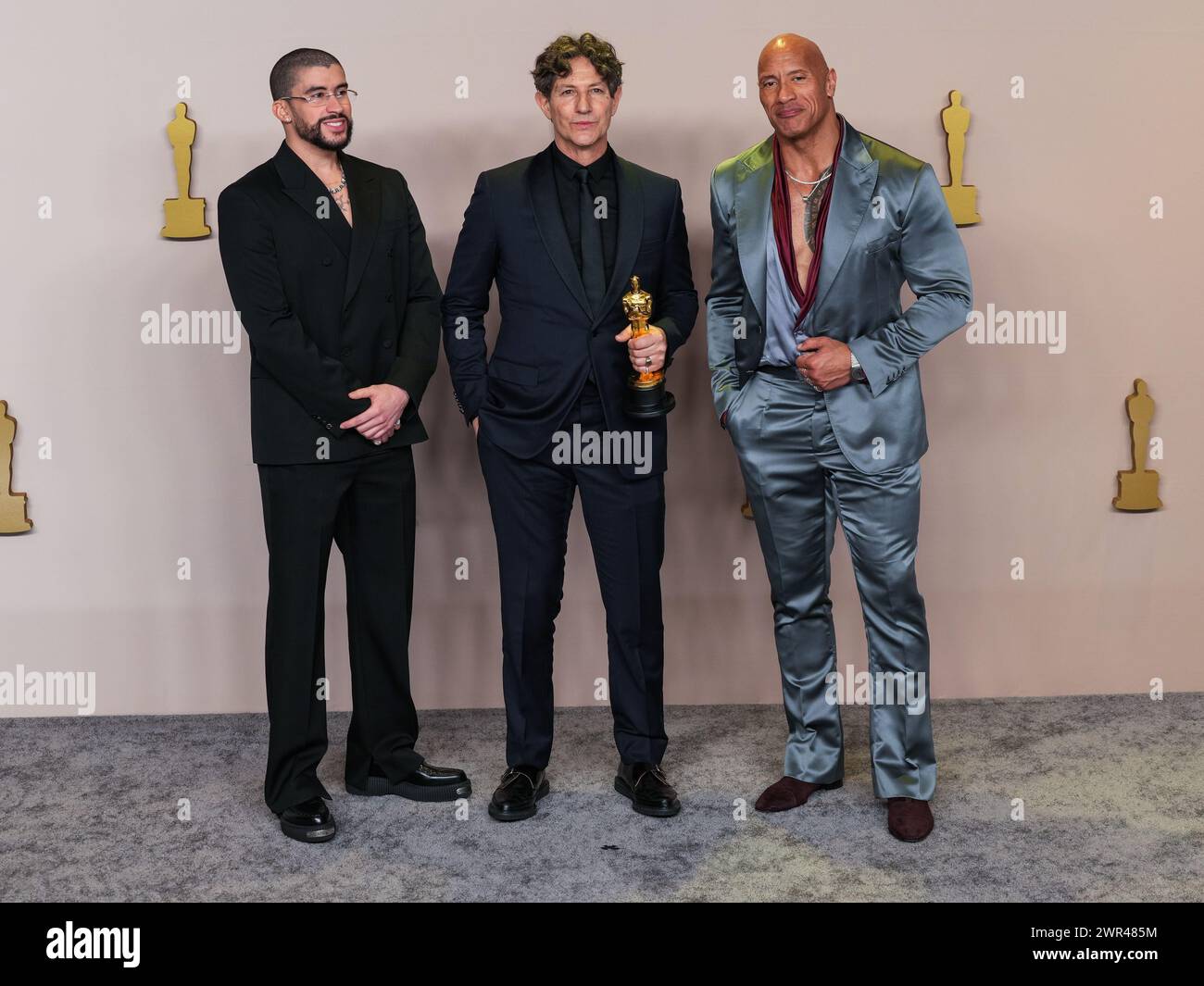 Los Angeles, USA. 10th Mar, 2024. Bad, Bunny, Jonathan Glazer and ...