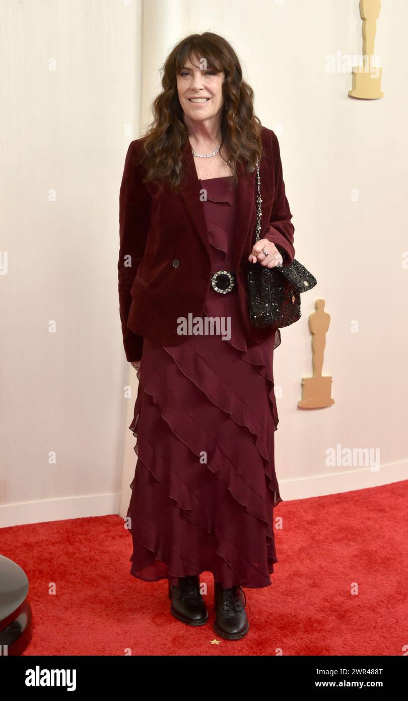 Nancy Richardson arrives at the Oscars on Sunday, March 10, 2024, at ...