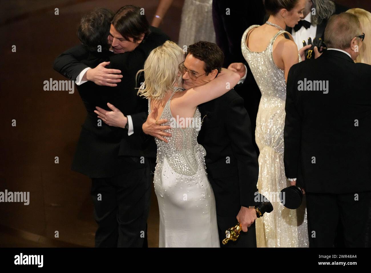 Cillian Murphy, from left, Josh Hartnett, Florence Pugh, and Robert ...