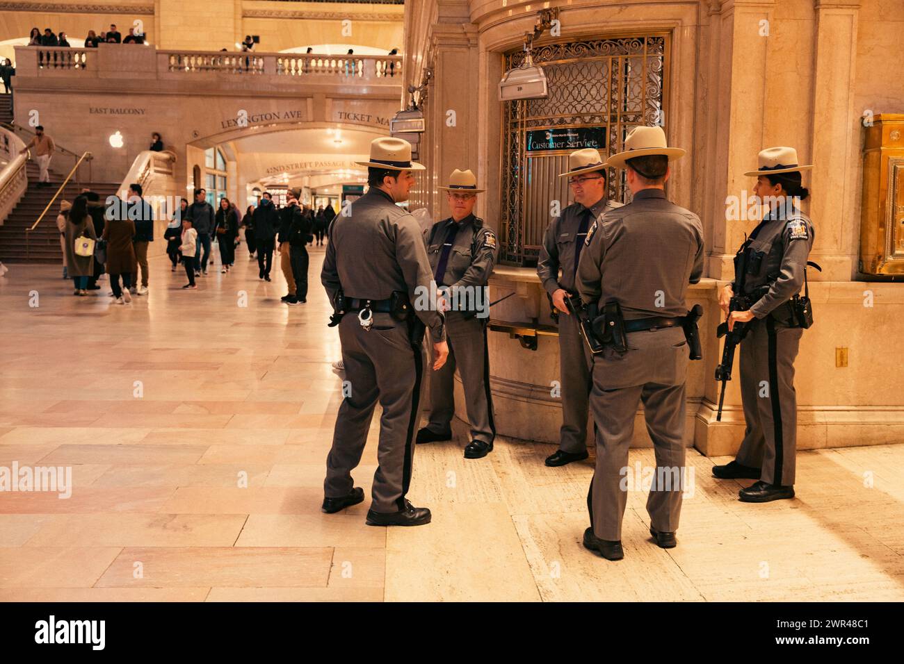 New york state police troops hi-res stock photography and images - Alamy