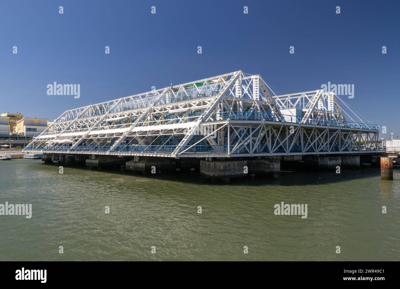 Nations' park, Lisbon, Portugal, August 27th 2023, NAU Building built ...