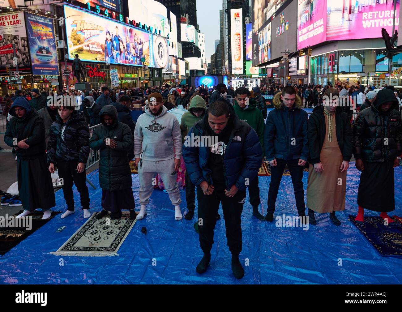 New York, New York, USA. 10th Mar, 2024. The New York Muslim community ...