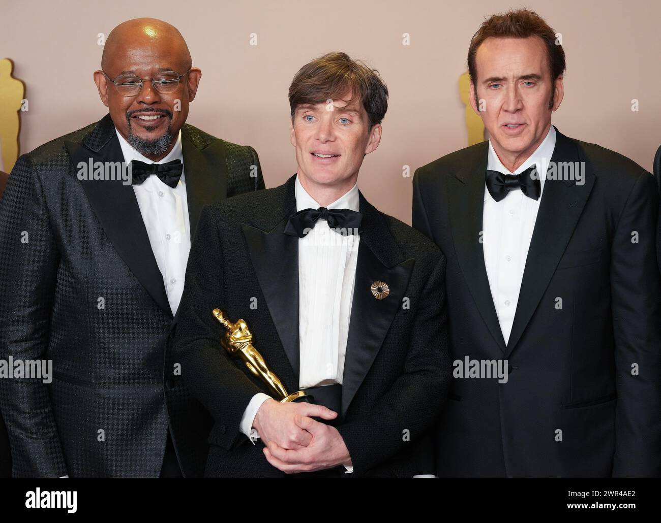 Hollywood, United States. 10th Mar, 2024. Cillian Murphy (C) of ...