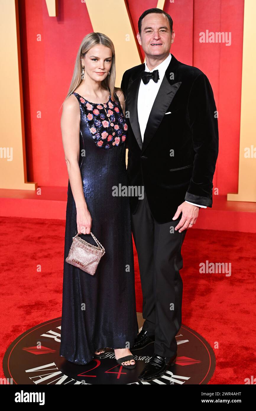 Los Angeles, USA. March 10th, 2024. Kelly Sawyer Patricof and Jamie ...