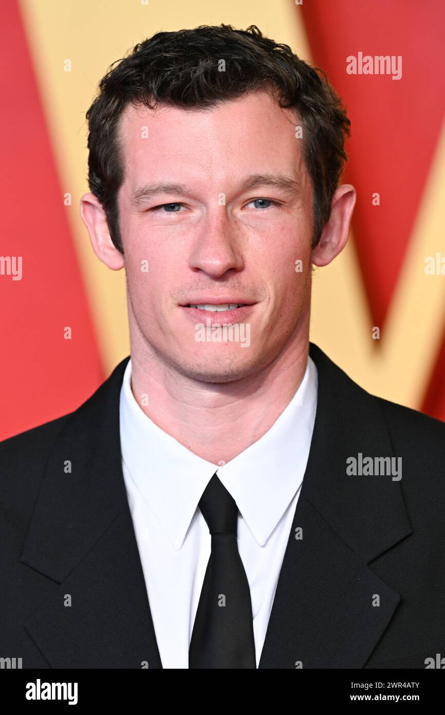 Los Angeles, USA. March 10th, 2024. Callum Turner arriving at the ...
