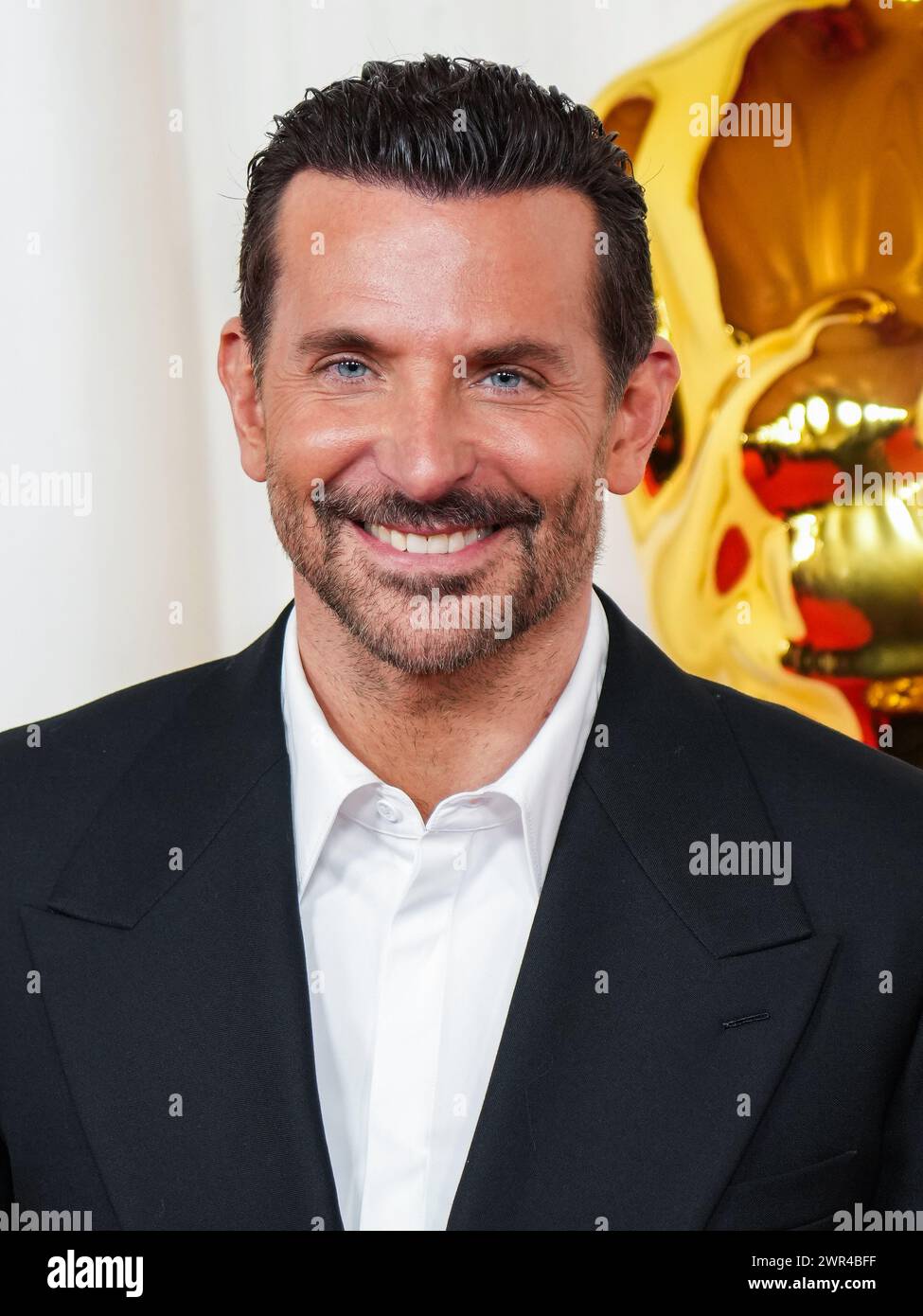 Los Angeles, USA. 10th Mar, 2024. Bradley Cooper walking on the red ...