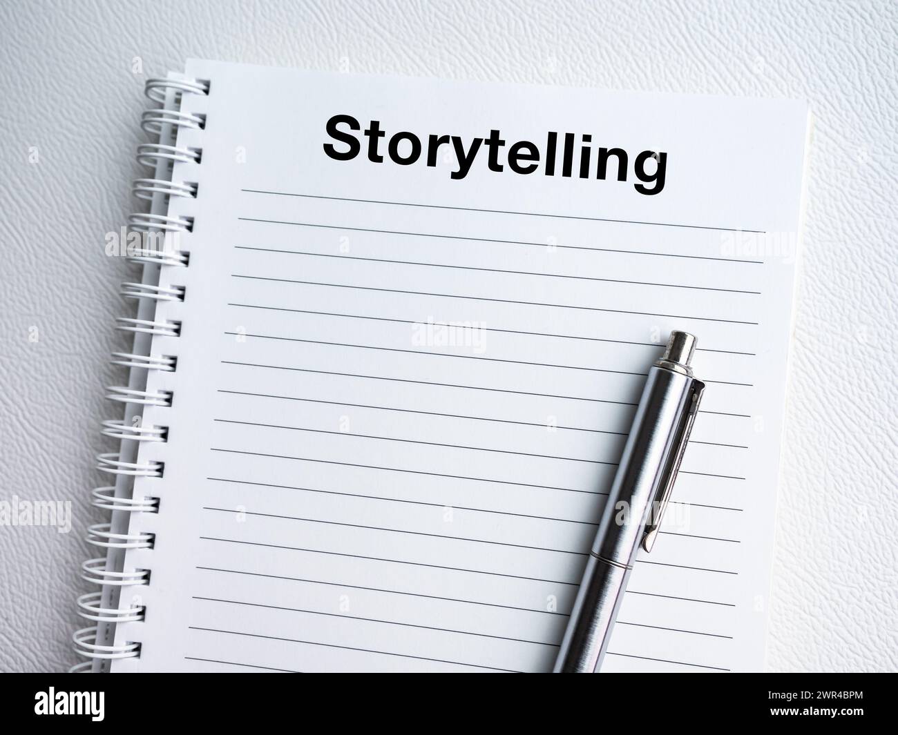 Storytelling, creativity, imagination concept. Text "Storytelling ...