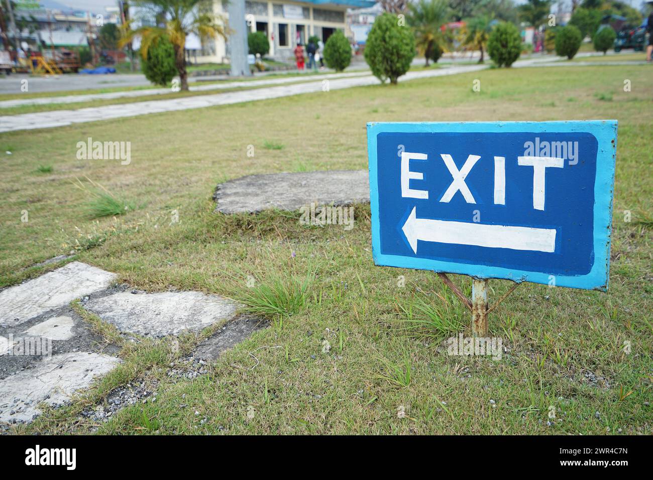 Information board emergency exit hi-res stock photography and images ...