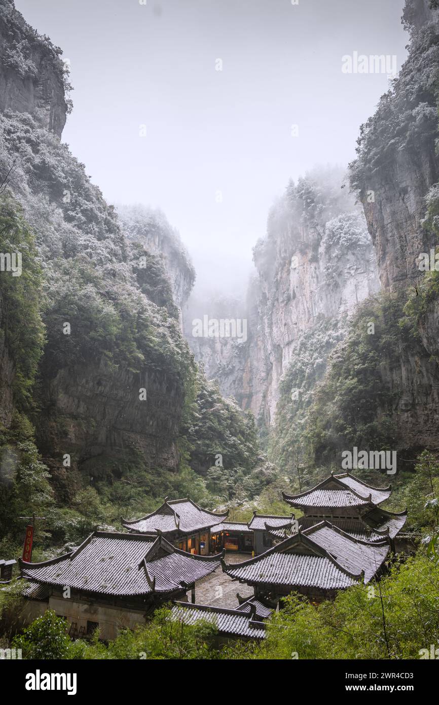 The Outpost Building Surrounding in the Three Natural Bridges (Tianlong ...