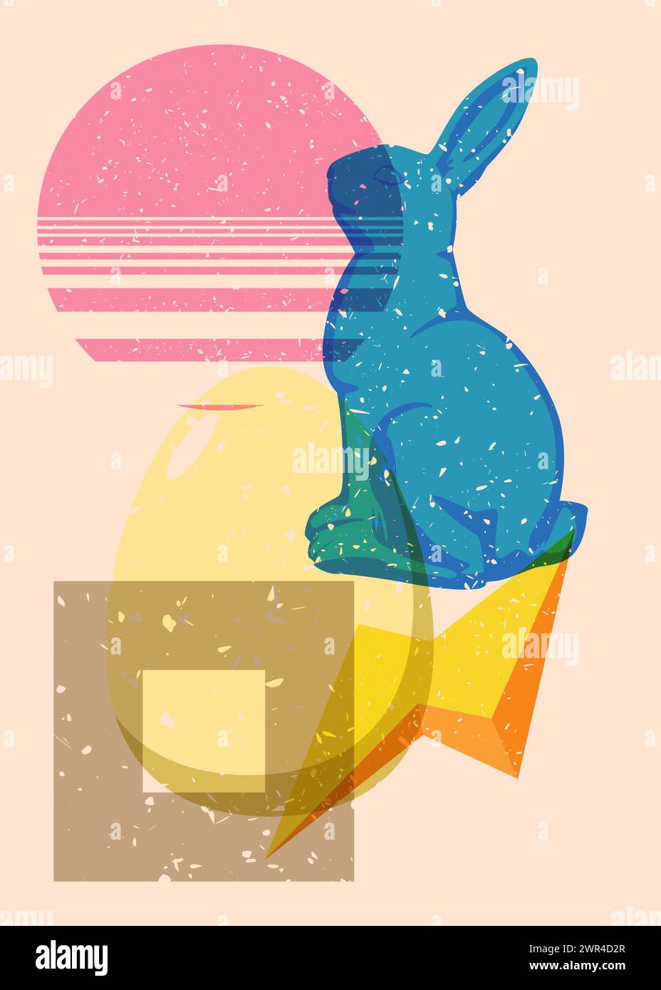 Geometric easter egg hi-res stock photography and images - Alamy