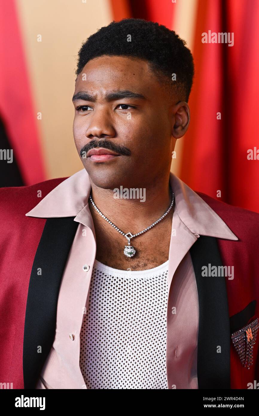Los Angeles, USA. March 10th, 2024. Donald Glover arriving at the ...