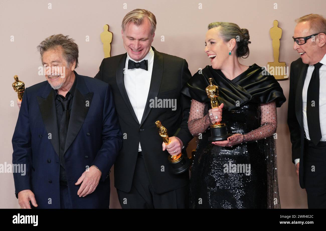 Hollywood, United States. 10th Mar, 2024. Presenter Al Pacino (L ...