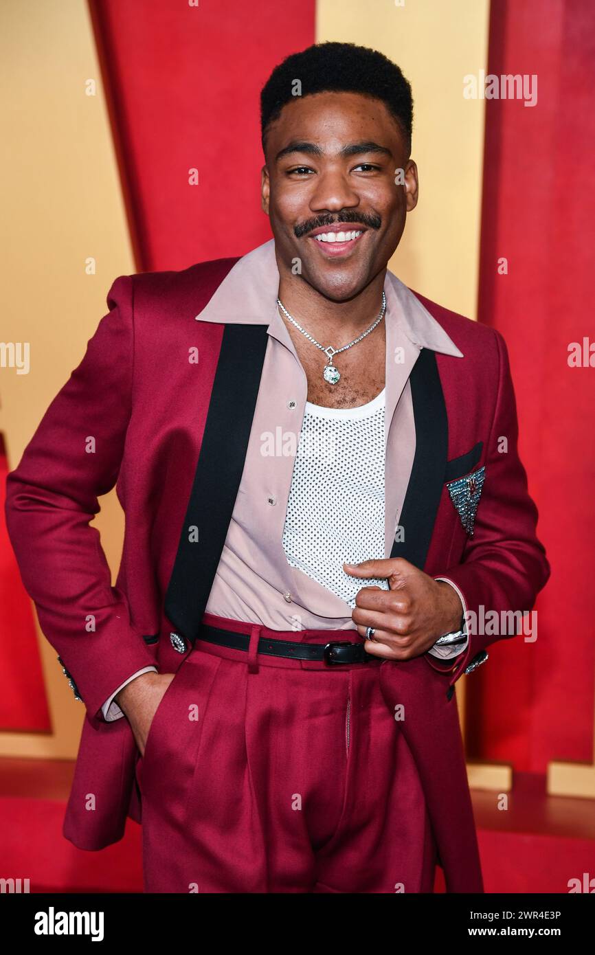 USA. 10th Mar, 2024. Donald Glover walking on the red carpet at the ...