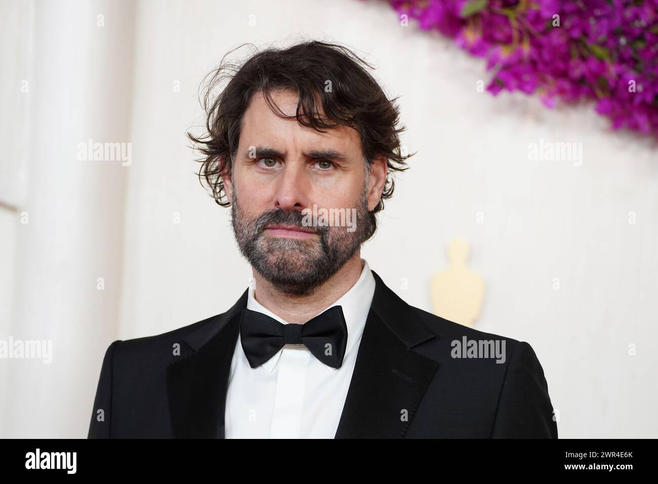 Andrew Wyatt arrives at the Oscars on Sunday, March 10, 2024, at the Dolby Theatre in Los ...