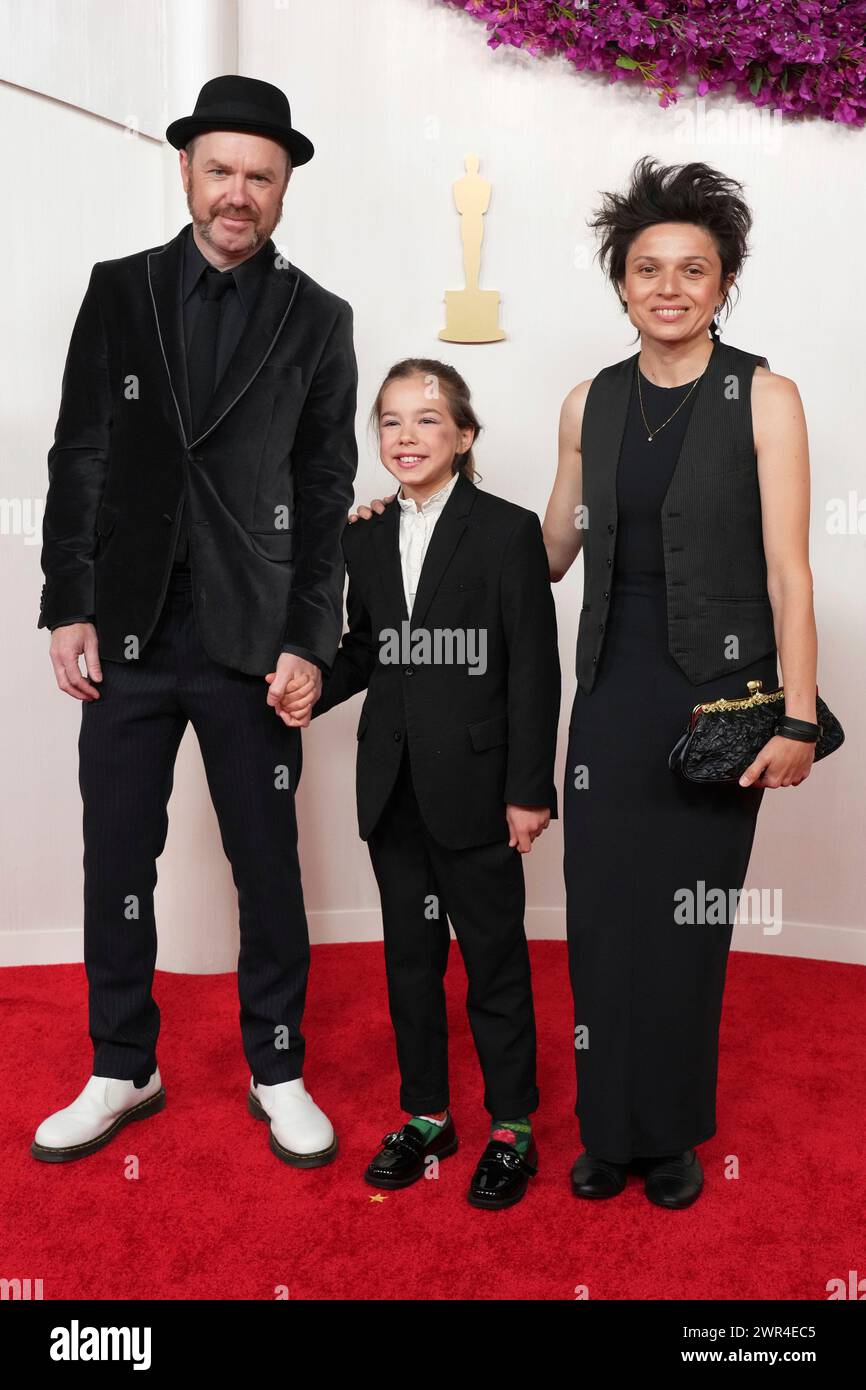 Tarn Willers arrives at the Oscars on Sunday, March 10, 2024, at the ...