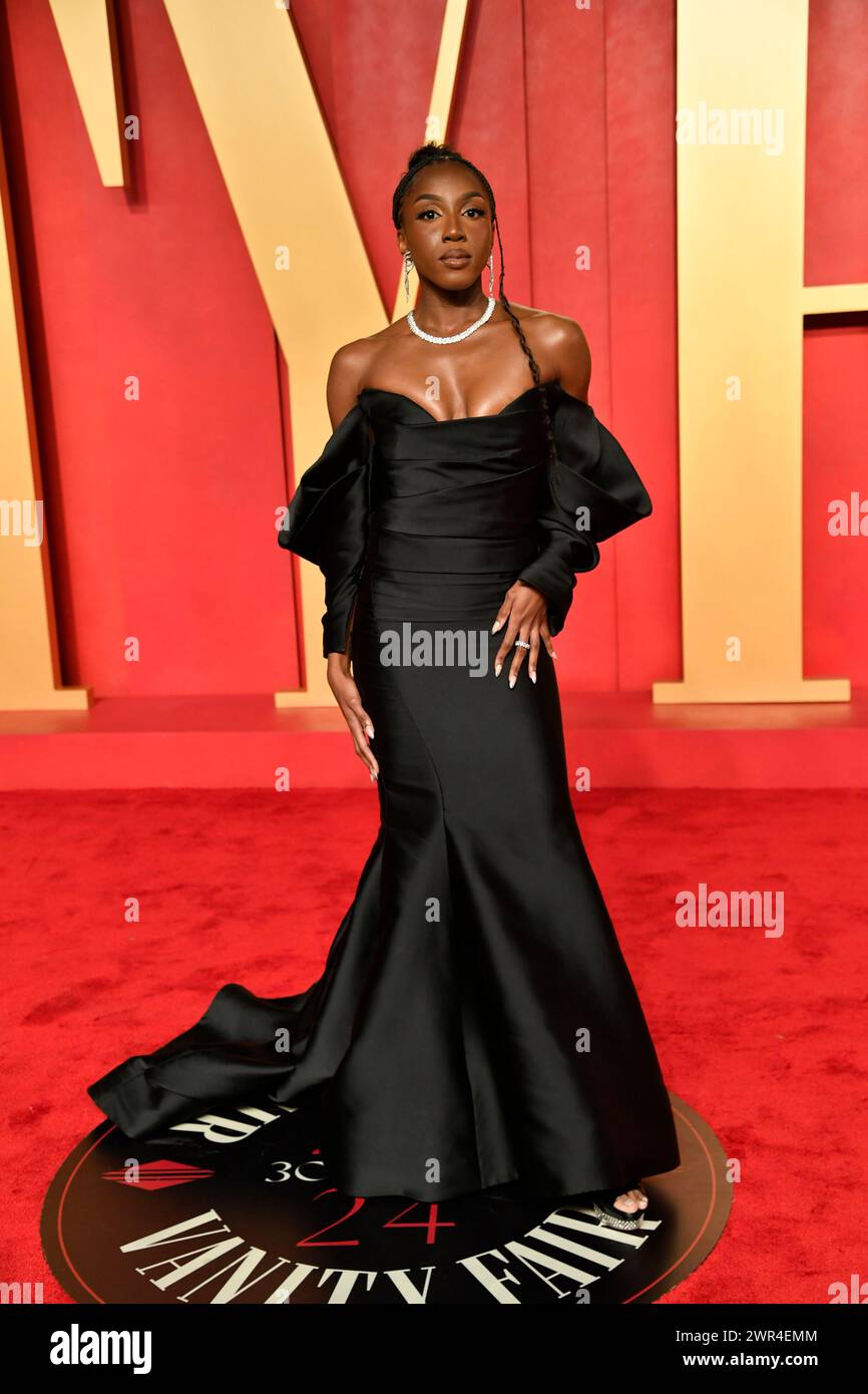 Ziwe arrives at the Vanity Fair Oscar Party on Sunday, March 10, 2024 ...