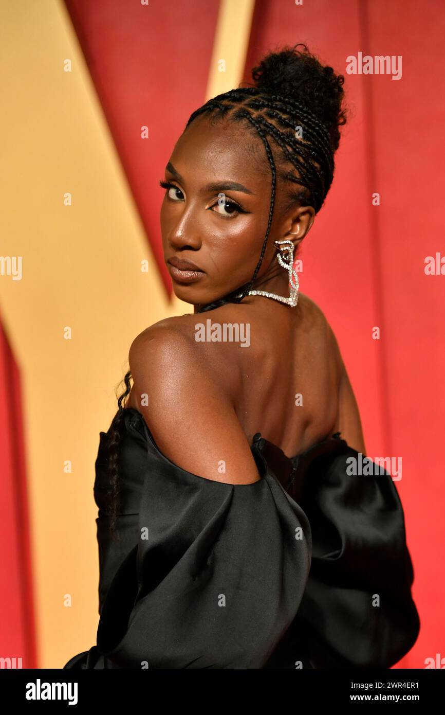 Ziwe arrives at the Vanity Fair Oscar Party on Sunday, March 10, 2024 ...