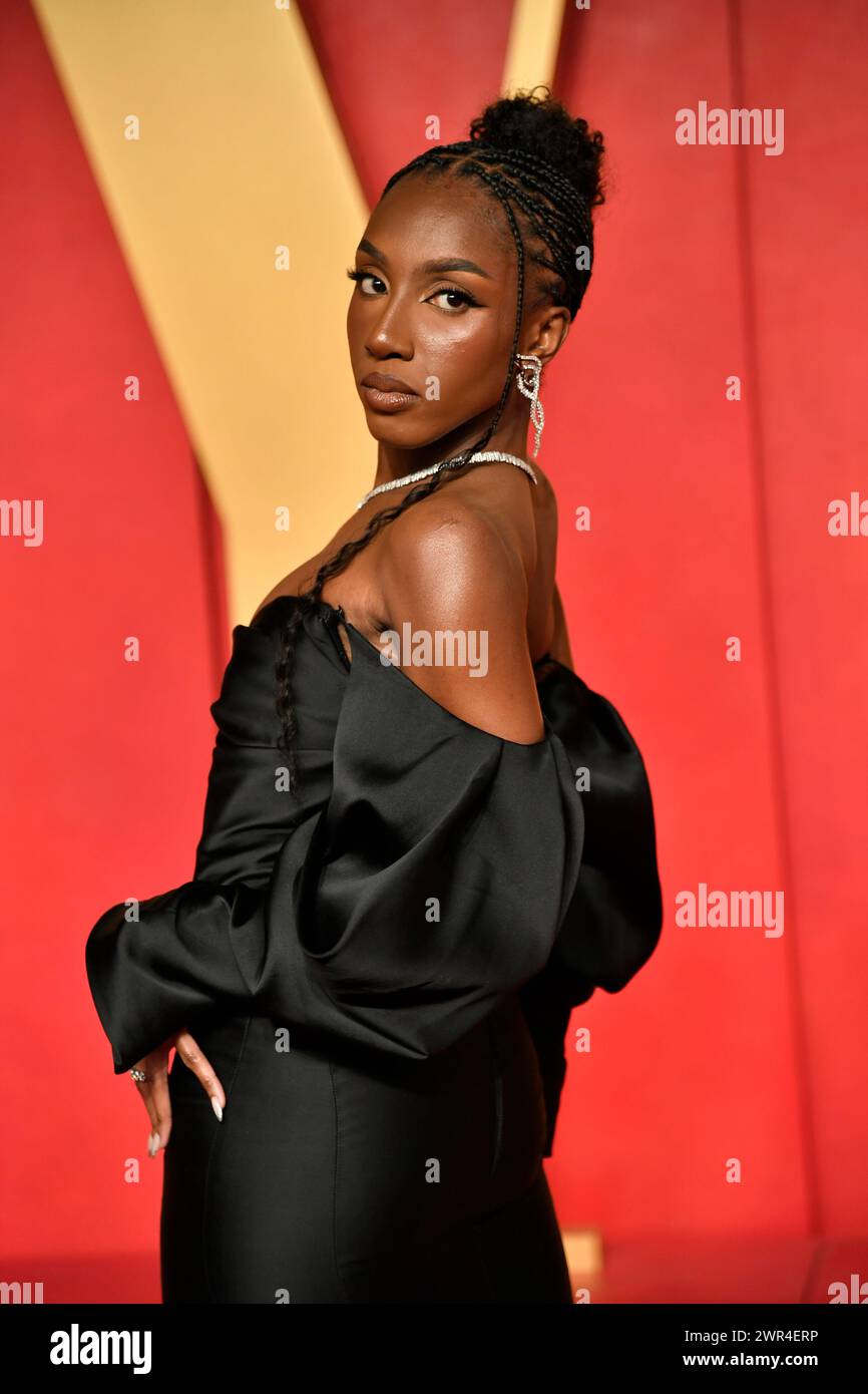 Ziwe arrives at the Vanity Fair Oscar Party on Sunday, March 10, 2024 ...