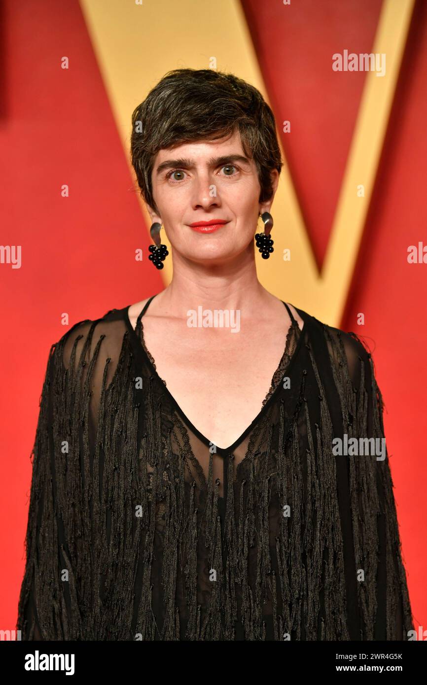 Gaby Hoffmann arrives at the Vanity Fair Oscar Party on Sunday, March ...