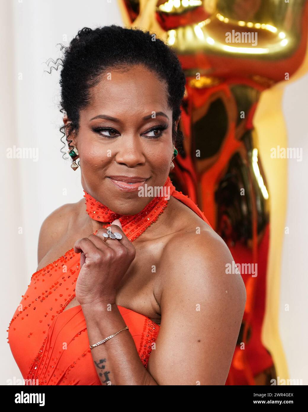 Los Angeles, USA. 10th Mar, 2024. Regina King walking on the red carpet ...