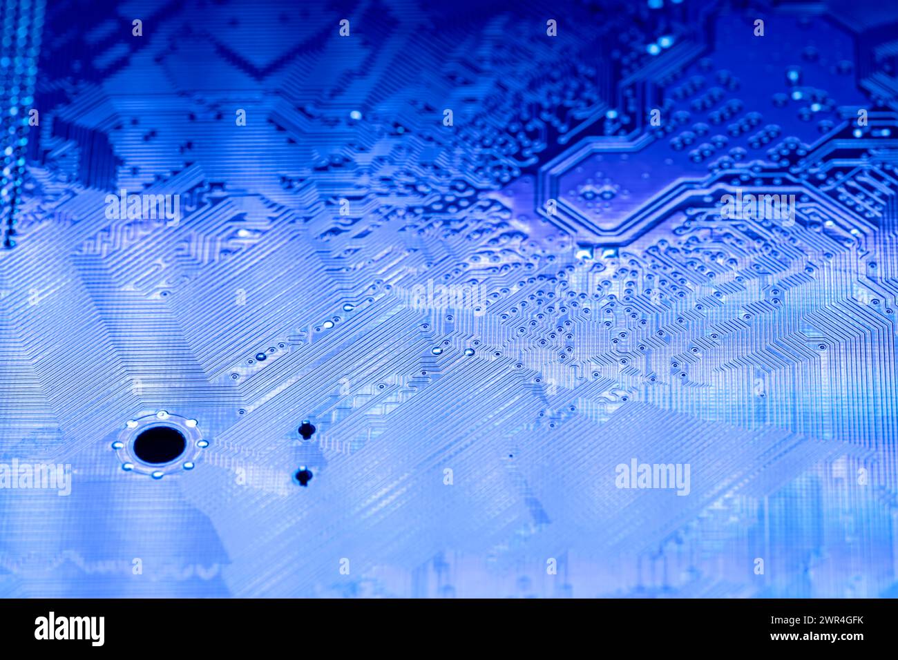 circuit computer motherboard. closeup mother board high-tech background ...