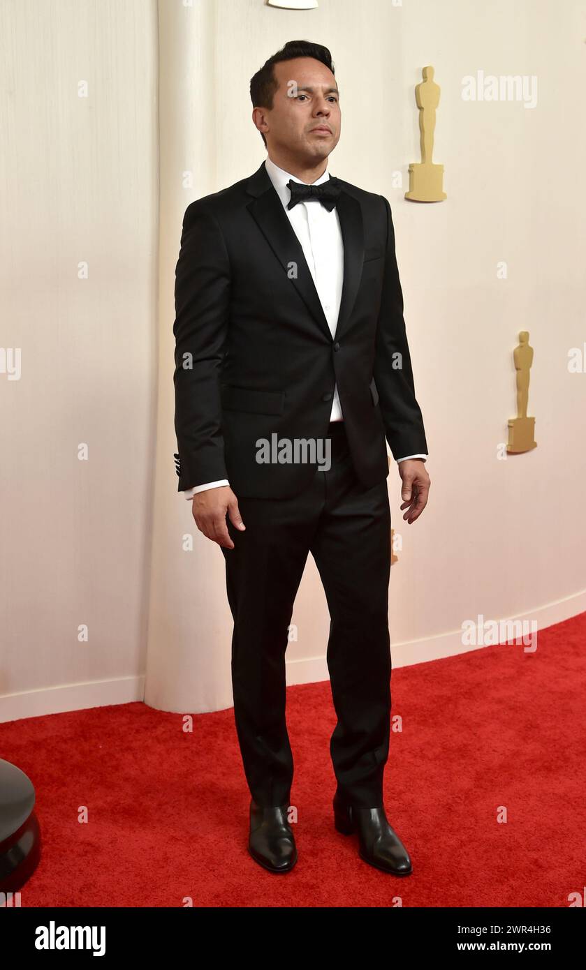 Samuel Rodriguez arrives at the Oscars on Sunday, March 10, 2024, at ...