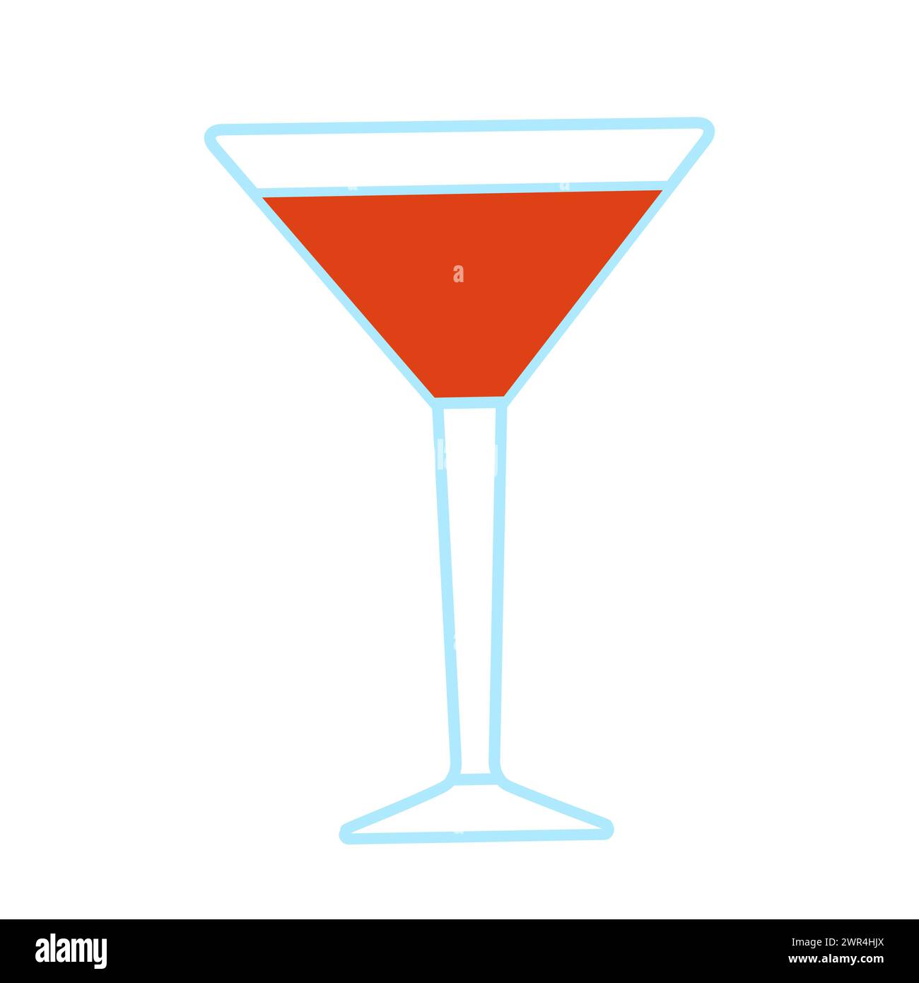 Alcohol cocktail margarita modern Stock Vector Images - Alamy