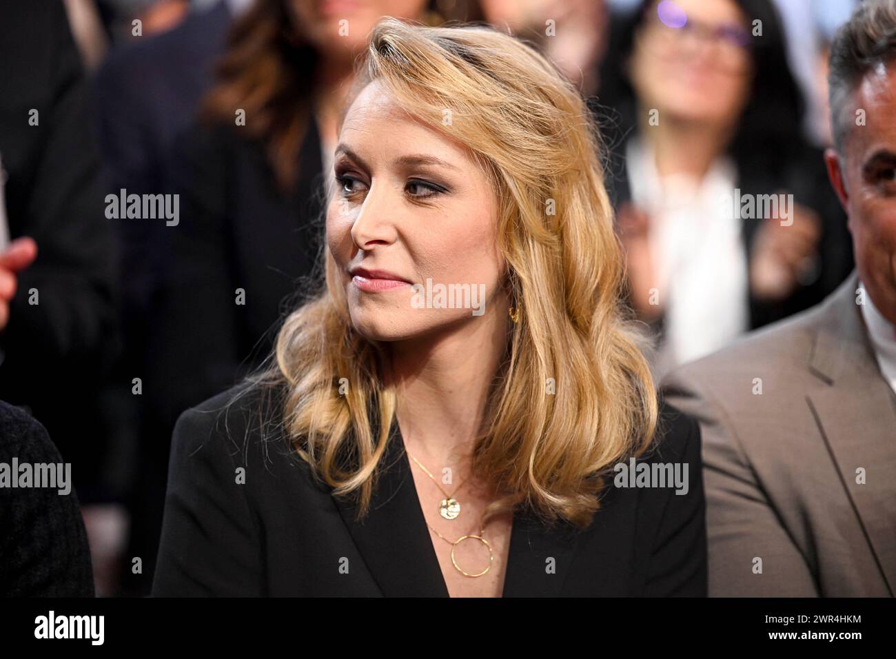 Marion Marechal at the European election campaign launch meeting of the ...