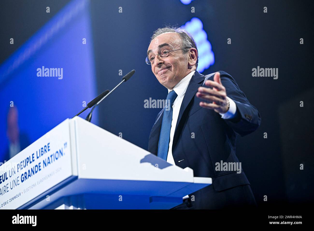 Eric Zemmour at the European election campaign launch meeting of the ...