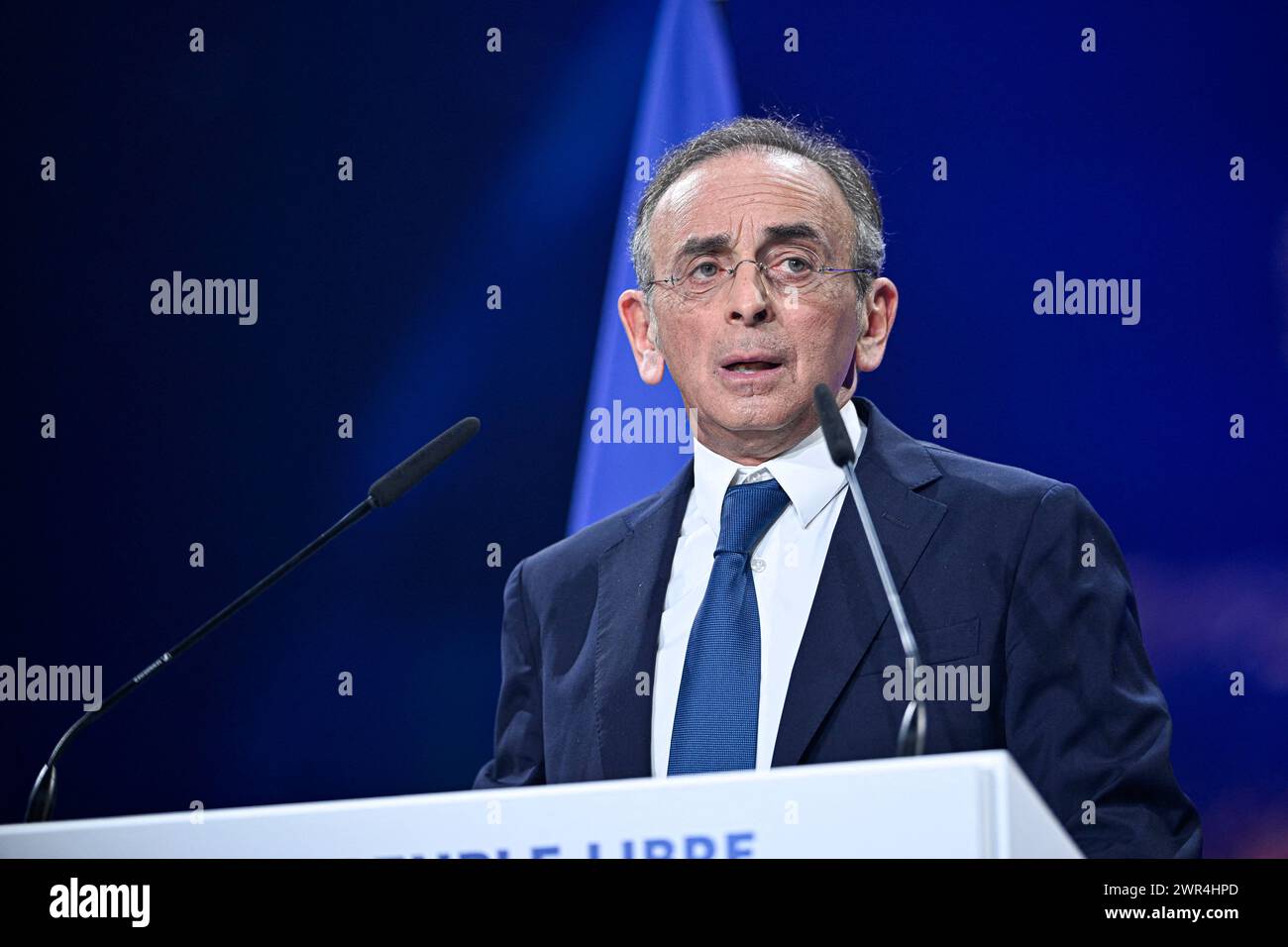Eric Zemmour at the European election campaign launch meeting of the ...