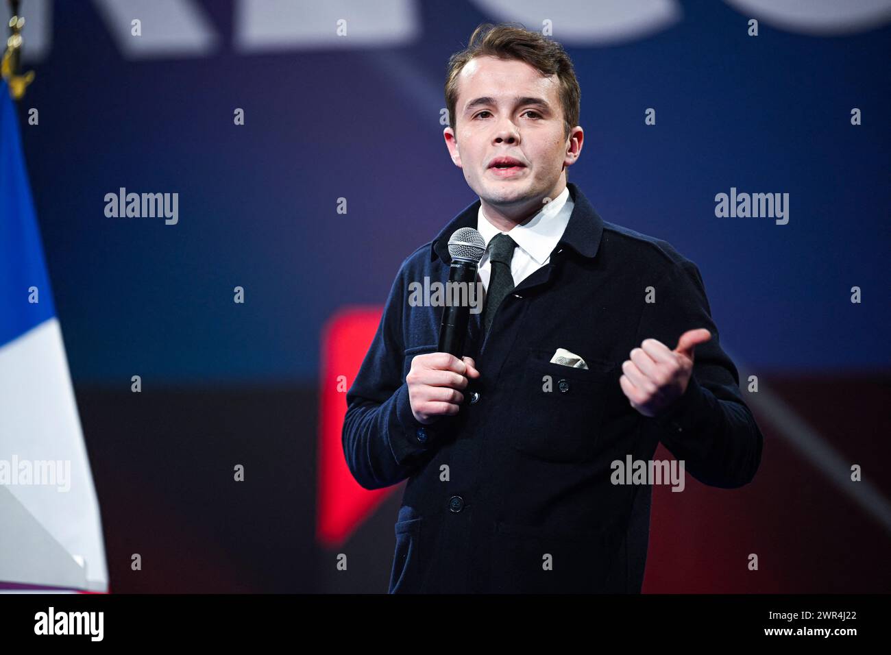 Paris, France. 10th Mar, 2024. Stanislas Rigault of Generation Z at the ...