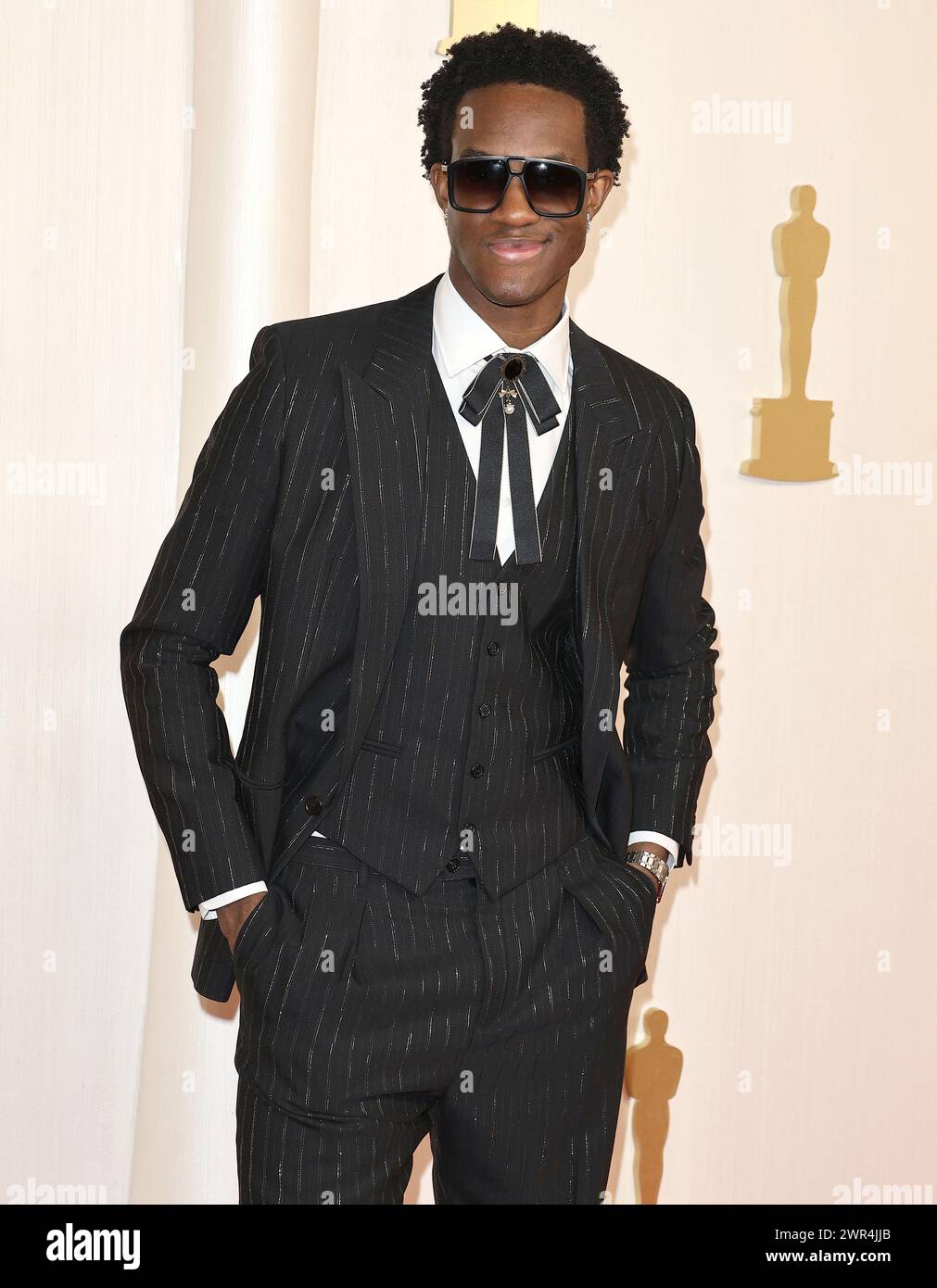 Los Angeles, USA. 10th Mar, 2024. Wisdom Kaye walking on the red carpet ...