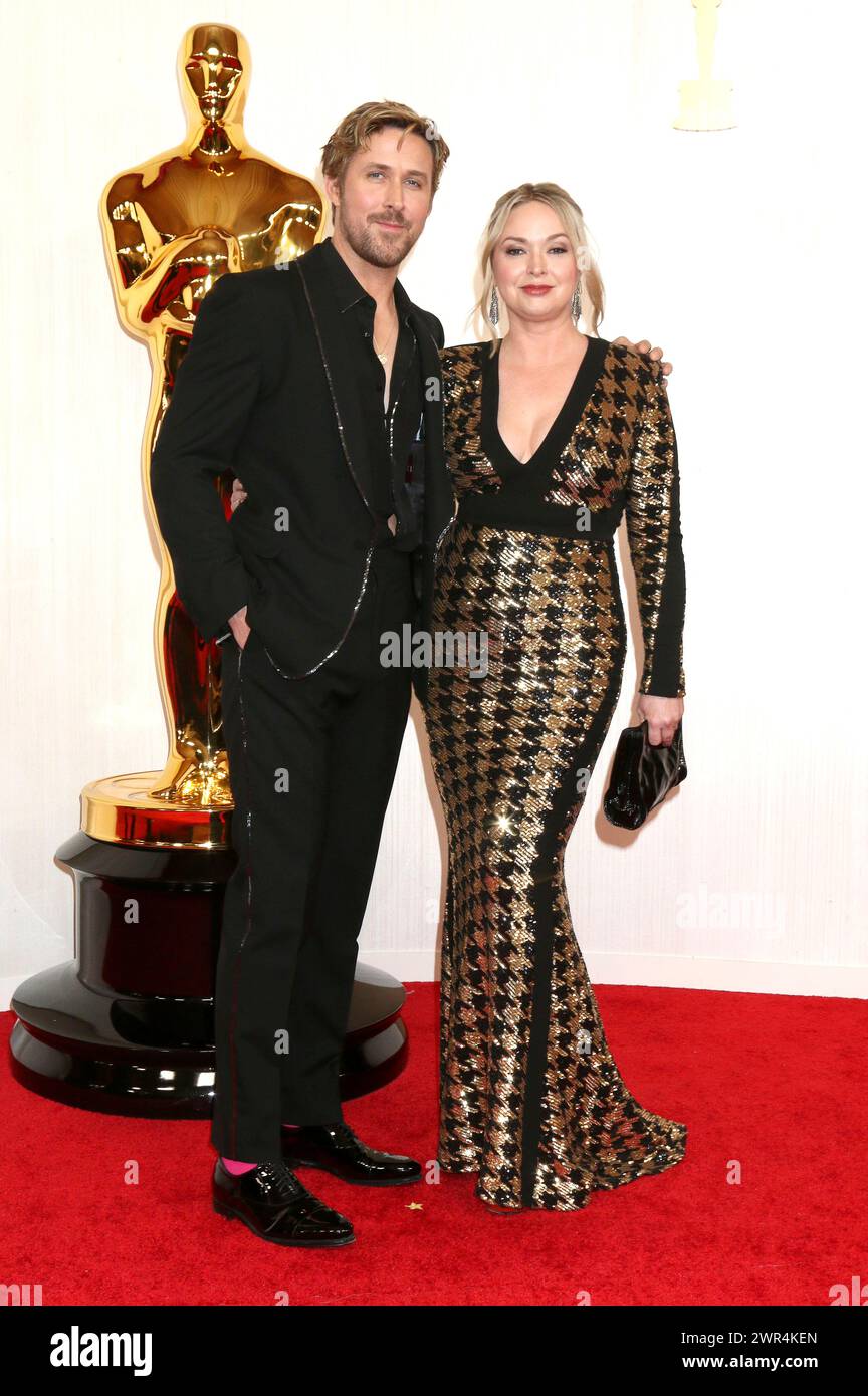 Ryan Gosling mit Schwester Mandi Gosling bei der Oscar Verleihung 2024 ...