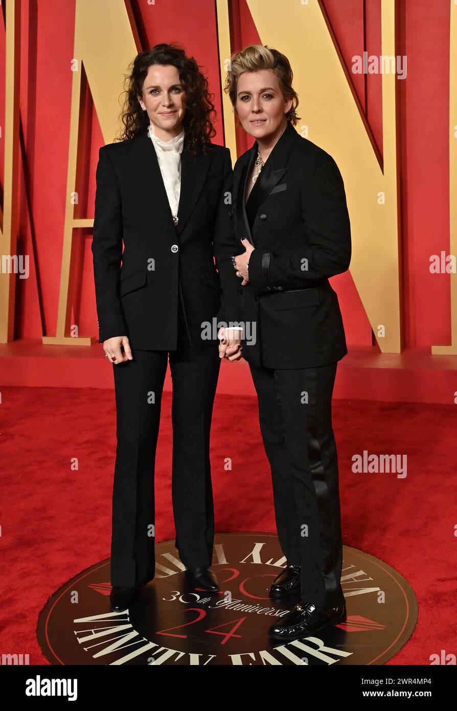 Beverly Hills, USA. 10th Mar, 2024. Brandi Carlile and Catherine ...
