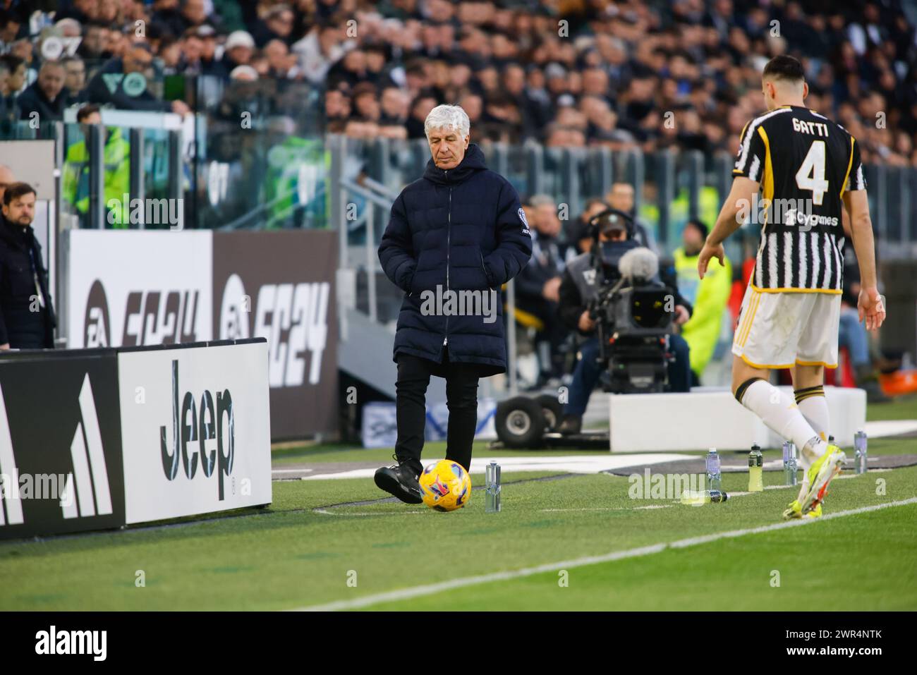 Gian piero gasperini manager of atalanta bc hi-res stock photography ...
