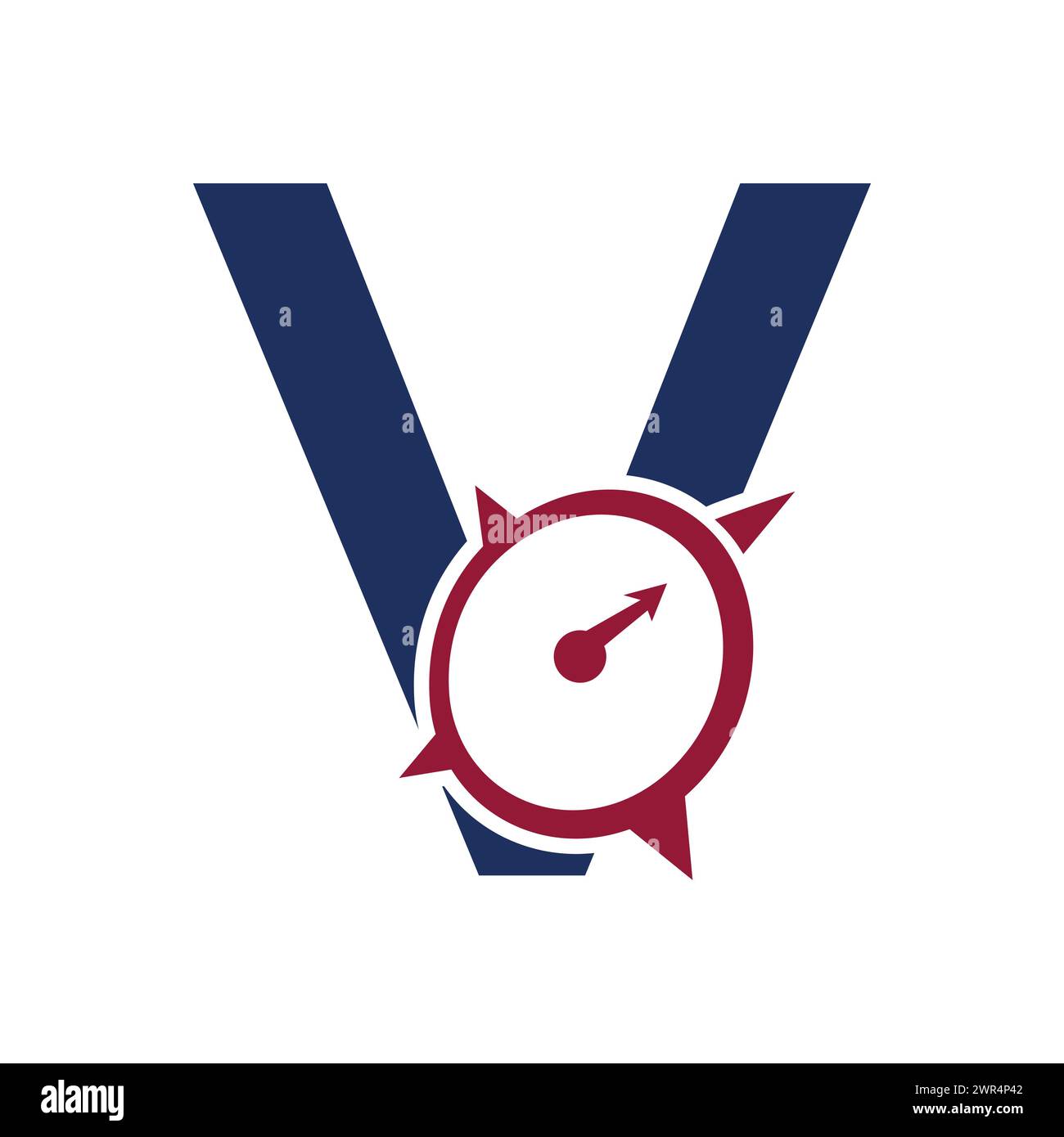 Vector v map hi-res stock photography and images - Alamy