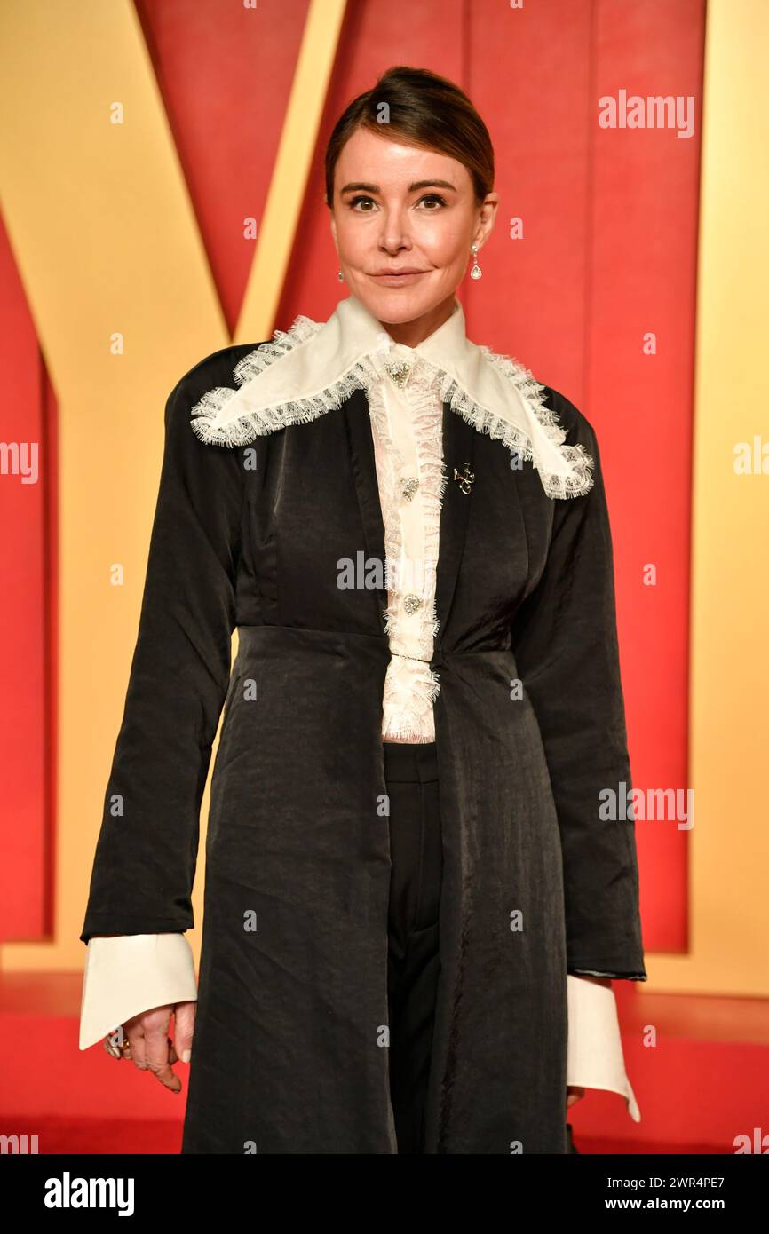 Christa Miller arrives at the Vanity Fair Oscar Party on Sunday, March ...