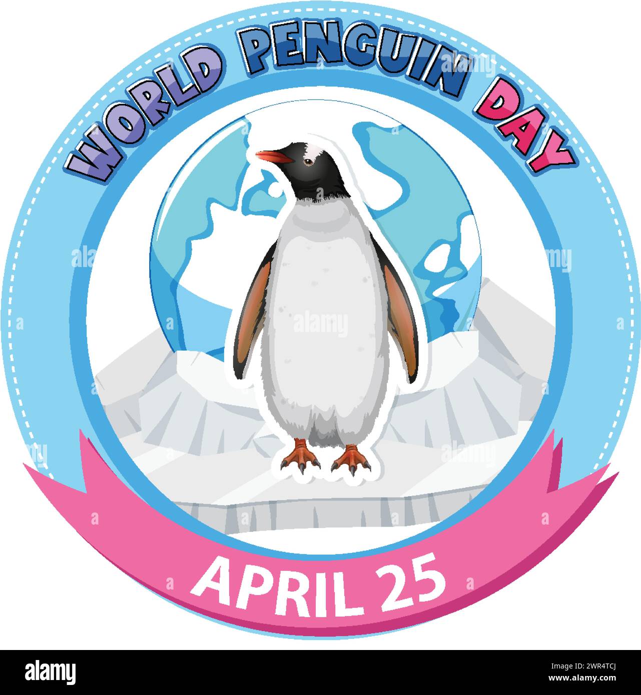 Life of a penguin Stock Vector Images - Alamy