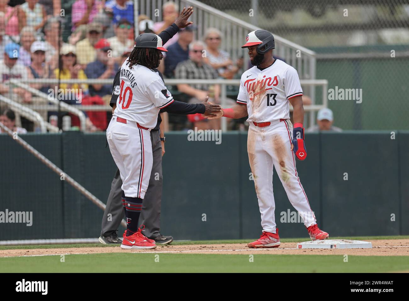 Fort Myers, FL: Minnesota Twins center fielder Manuel Margot (13 ...