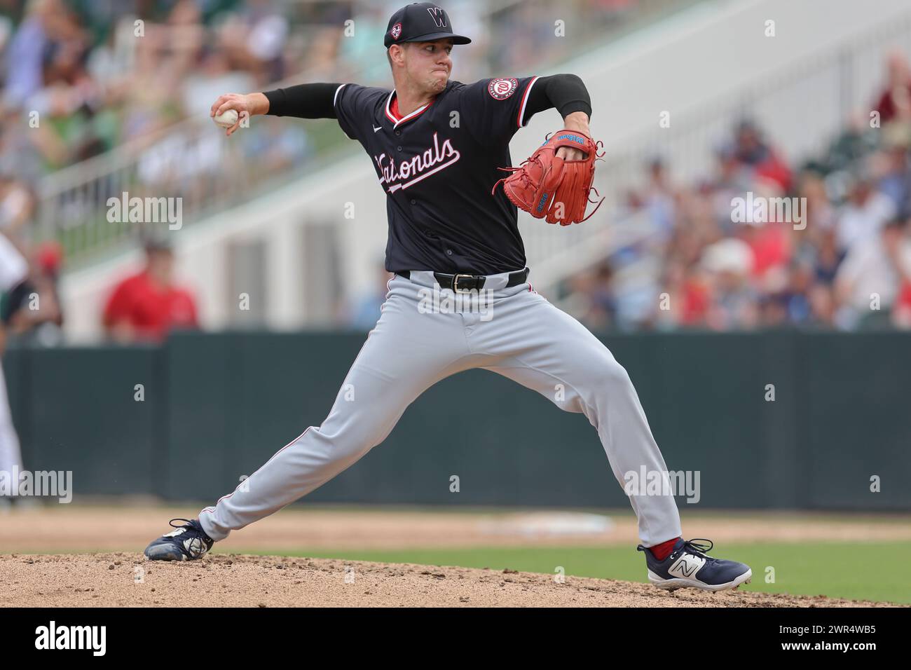 Fort Myers, FL: Washington Nationals pitcher Jackson Rutledge (79 ...