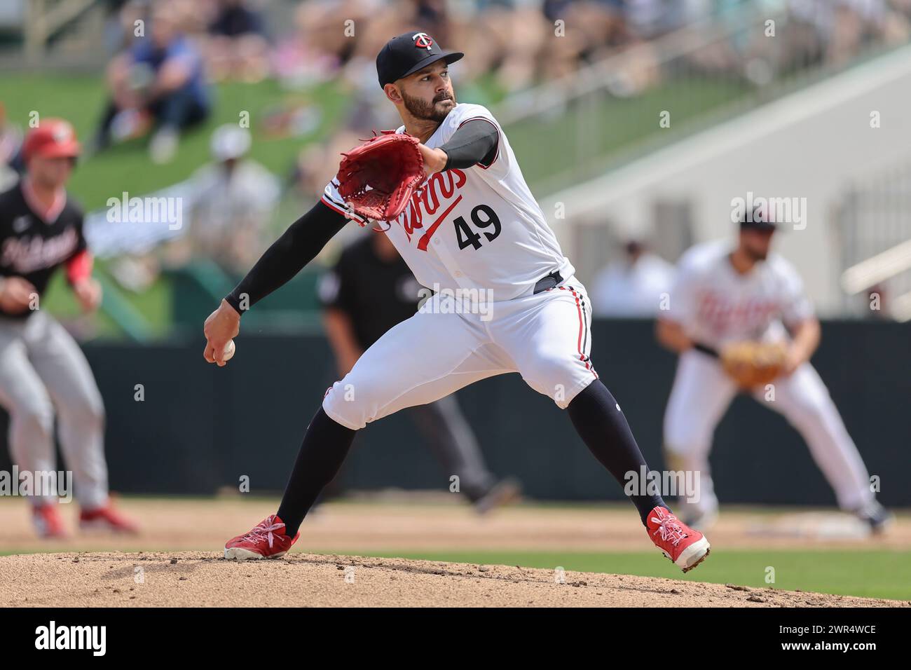Fort Myers, FL: Minnesota Twins starting pitcher Pablo Lopez (49 ...