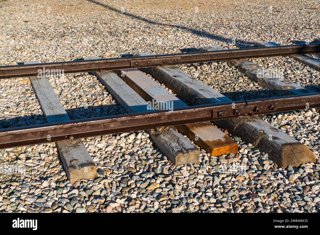 The Historic Train Tracks and Rails at Golden Spike National Historic ...