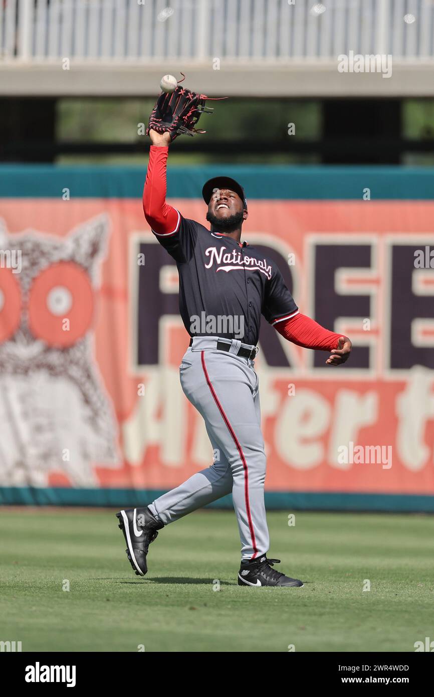Fort Myers, FL: Washington Nationals outfielder Jeremy De La Rosa (91 ...