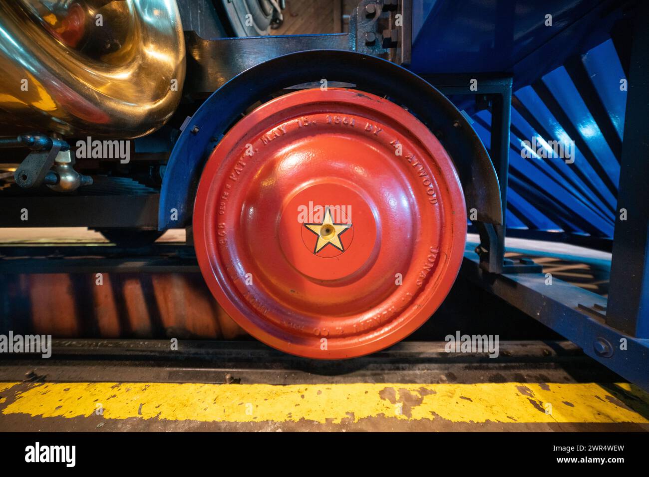 Replicas of the Central Pacific Jupiter and Union Pacific No. 119 ...