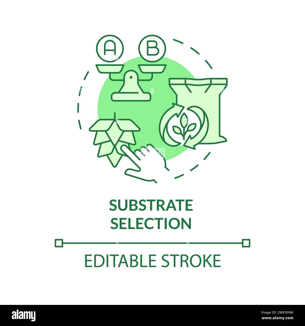 Substrate selection green concept icon Stock Vector Image & Art - Alamy Substrate selection green concept icon Stock Vector Image & Art - Alamy
