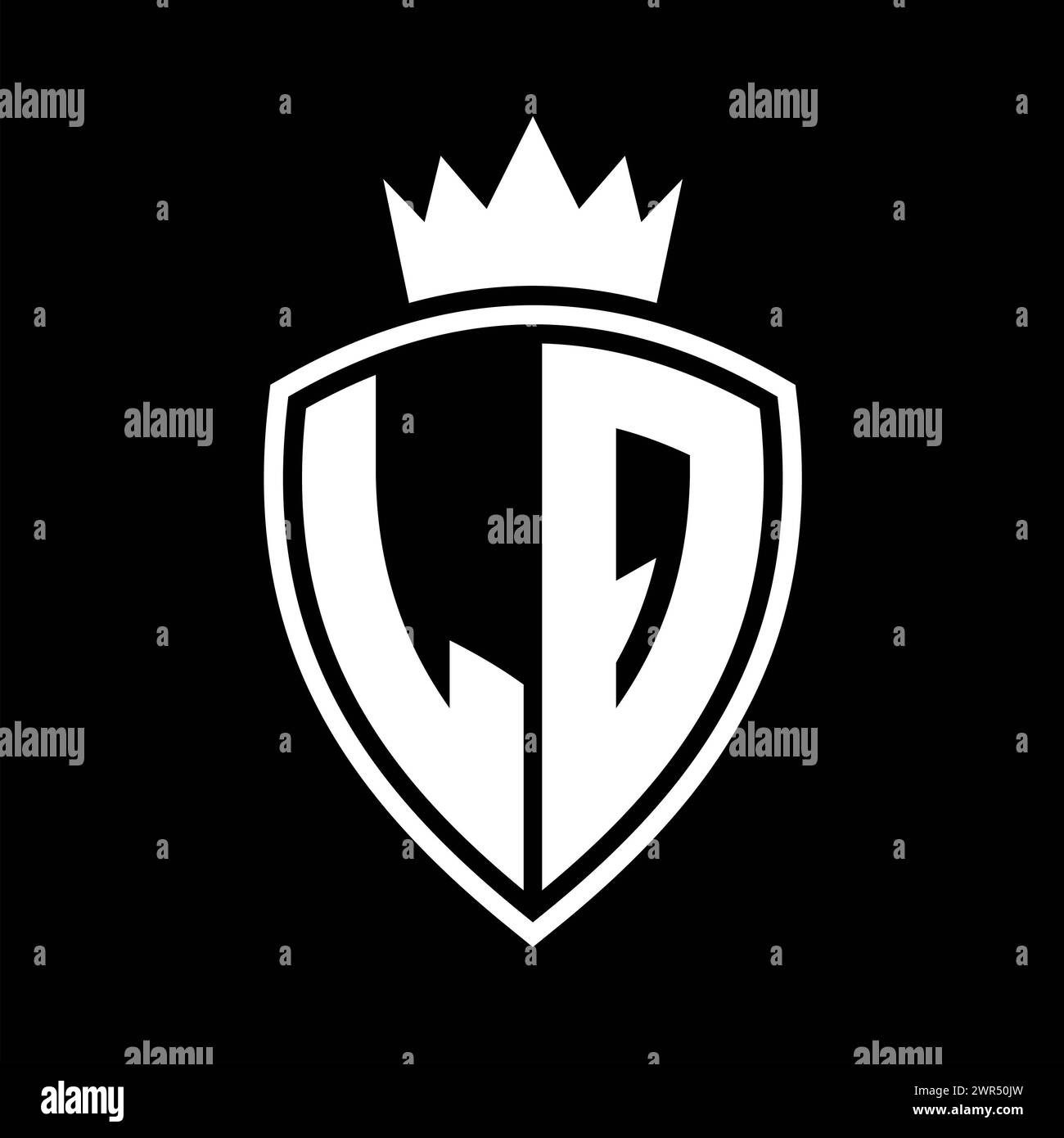 Letter lq logo Black and White Stock Photos & Images - Alamy