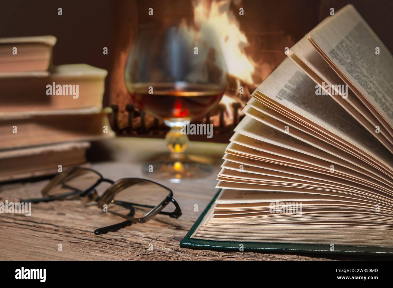Open book burning hi-res stock photography and images - Alamy