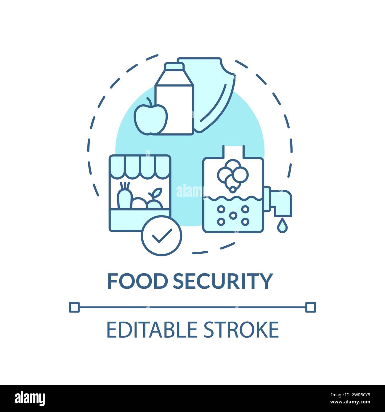 Food security soft blue concept icon Stock Vector Image & Art - Alamy Food security soft blue concept icon Stock Vector Image & Art - Alamy