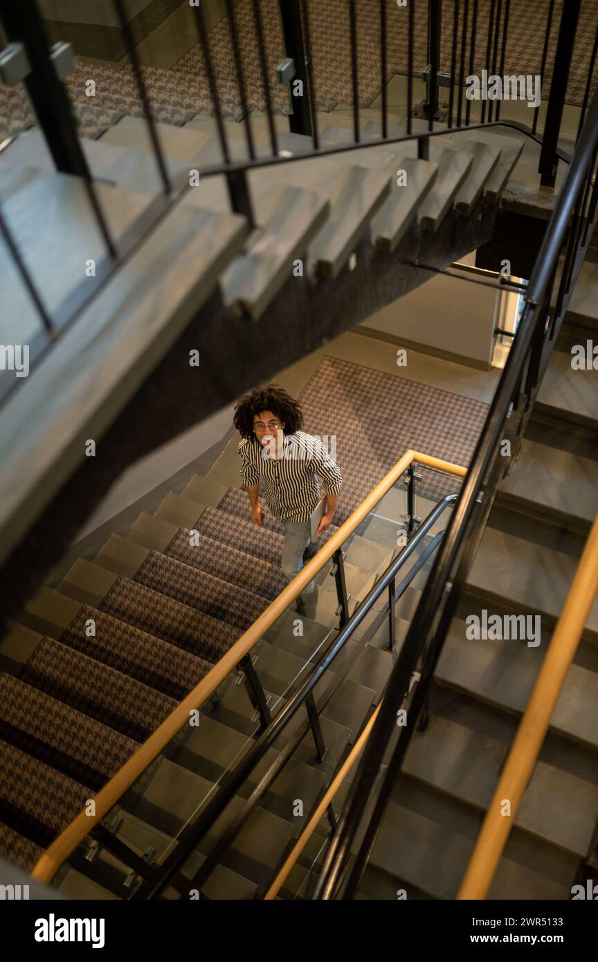 Confidence downstairs hi-res stock photography and images - Alamy